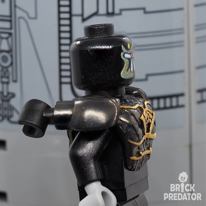 Fugitive Predator Armor Gold metal part for custom minifigures Yautja