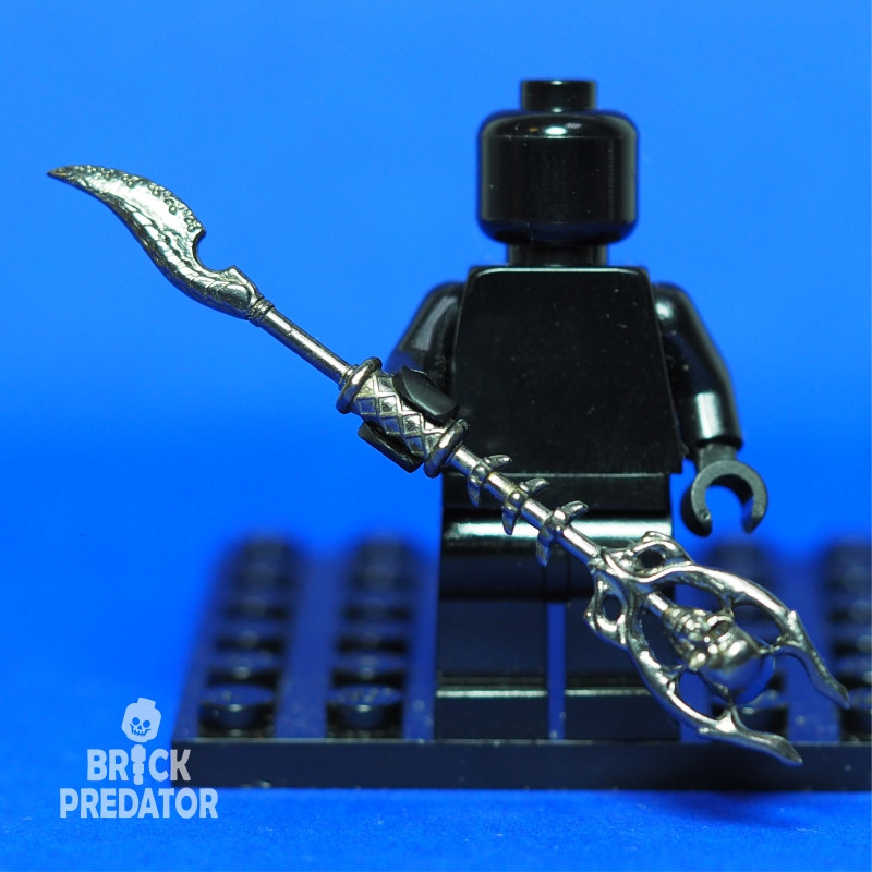 Staff Black metal weapons for custom minifigs Yautja